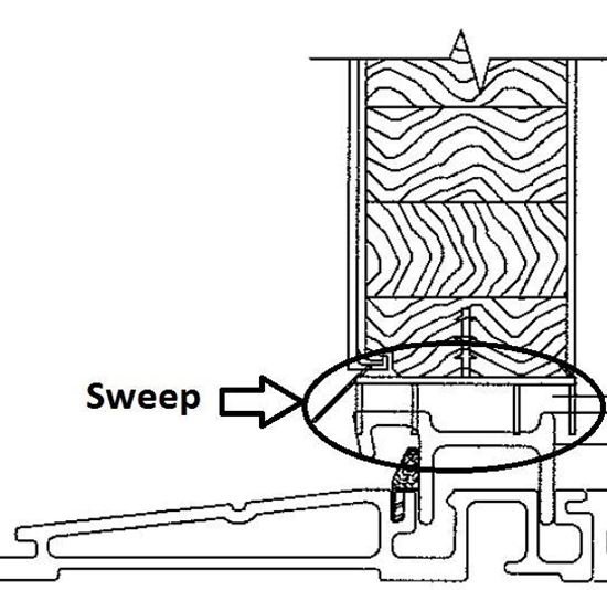 Window Restore Norco Swing Door Sweep NH103